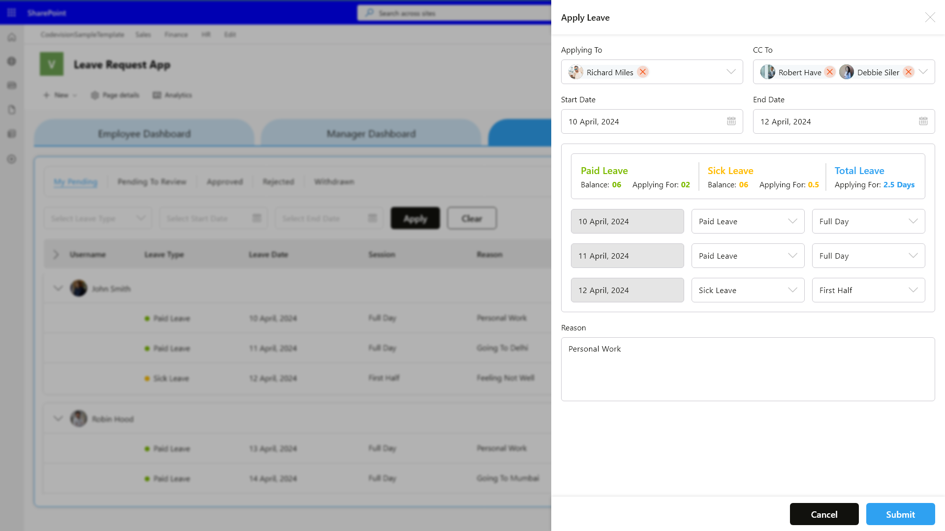 CV Leave Request Pro: Streamline Employee Leave Management on ...